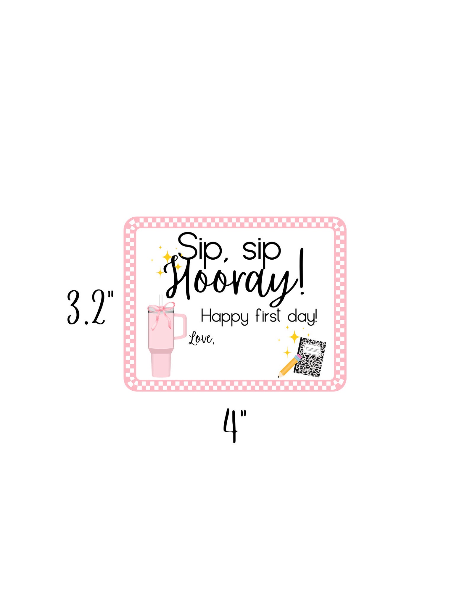 Sip, Sip Hooray Happy First Day Printable | Back to School | Back to ...
