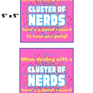 Nerds Gummy Clusters Candy Gram Gift Tag | Printable Teacher ...