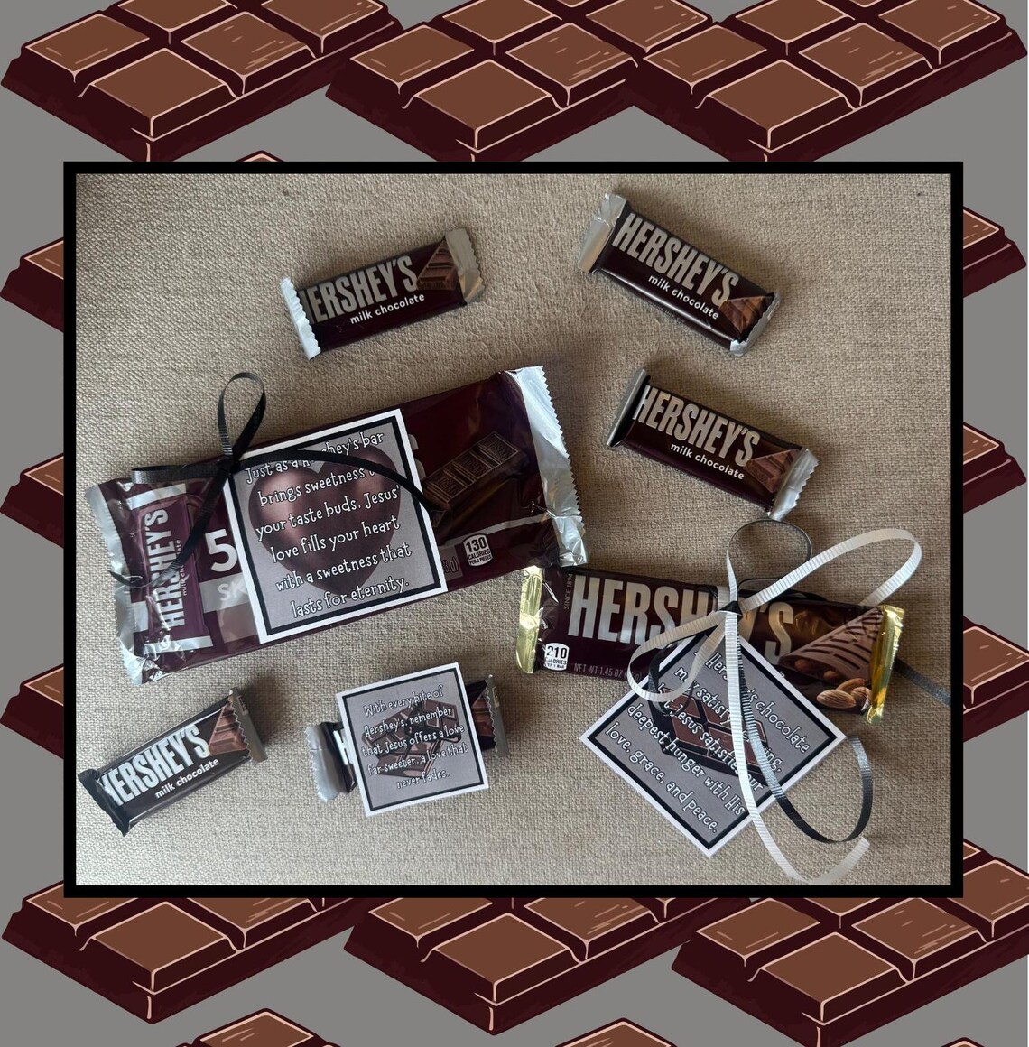 Printable Hershey's Candy Tag | God's Love, Church (instant Download ...