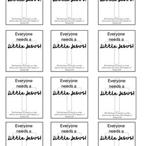 Everyone Needs A Little Jesus Valentine's Day Printable - Etsy