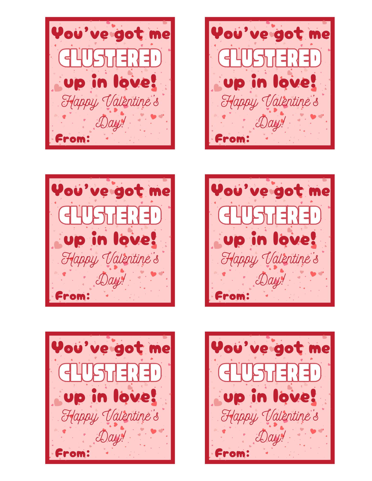 NERDS GUMMY CLUSTERS Valentine's Cards | Printable | Instant Download ...