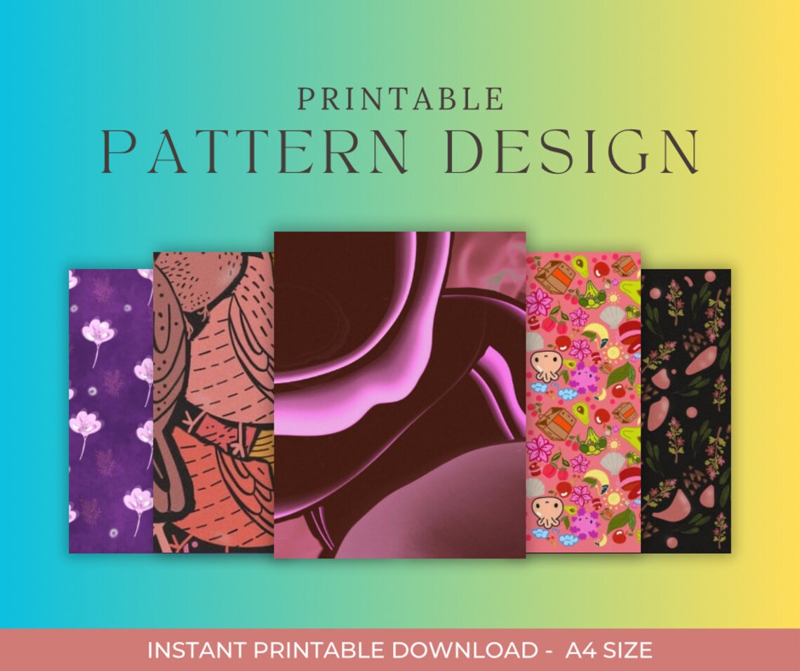 Unique Pattern Design for Printable, With Variation of Creative Design ...