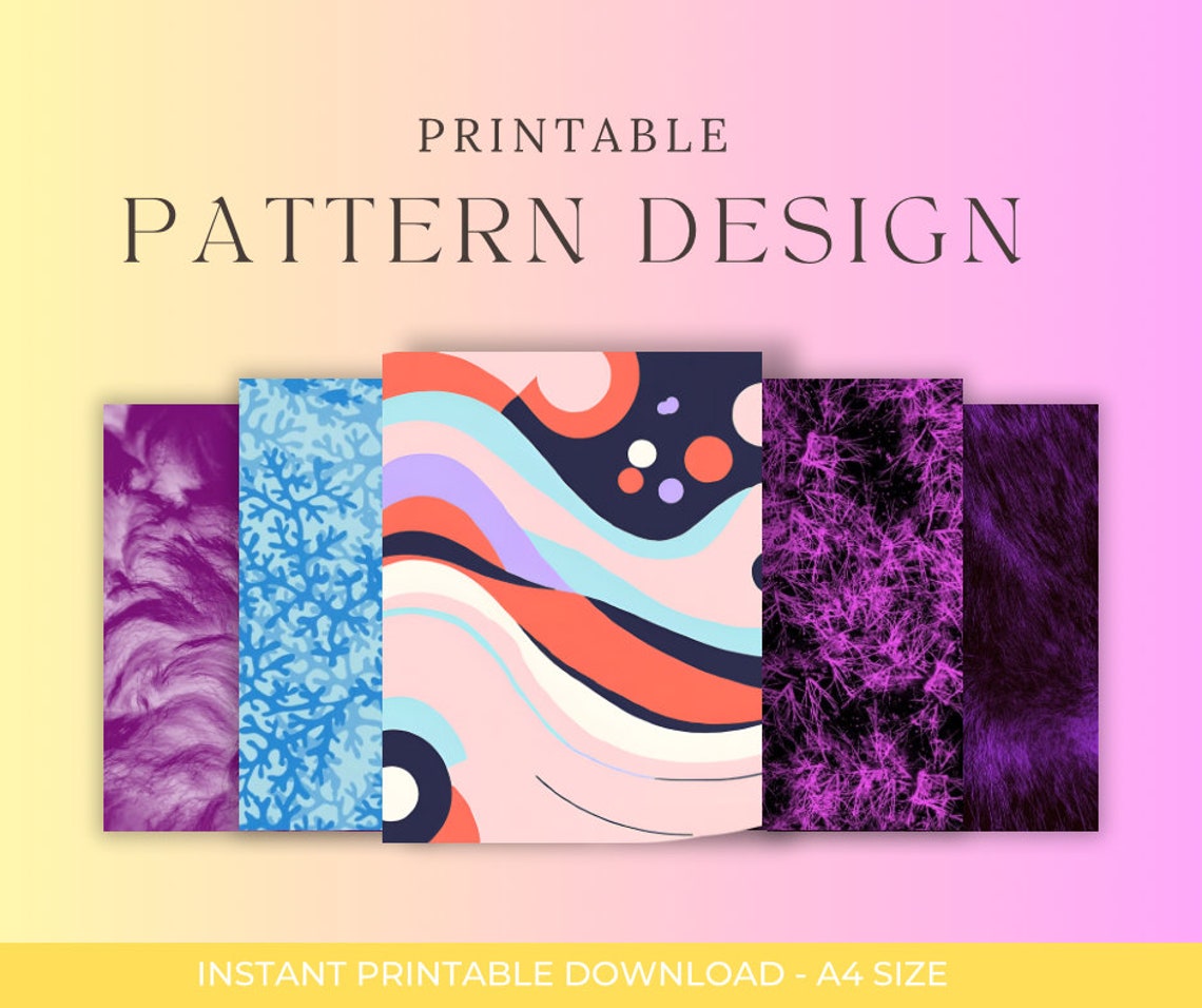 Unique Pattern Design for Printable, With Variation of Creative Design ...