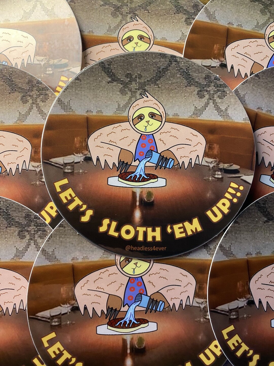 Let's Sloth 'em Up!! ITYSL Inspired Phish Sticker - Etsy