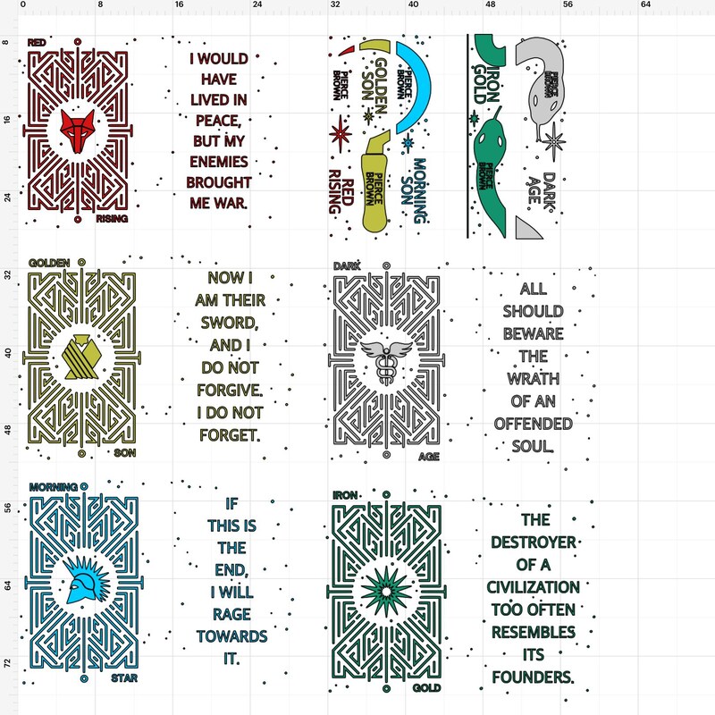 Red Rising Series Covers - Etsy