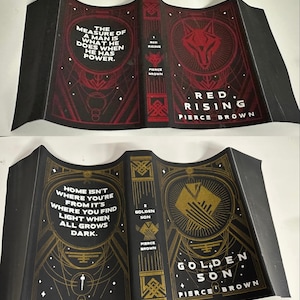 RED RISING Covers Svg Book Binding Cover Template Diy Book Rebinding ...