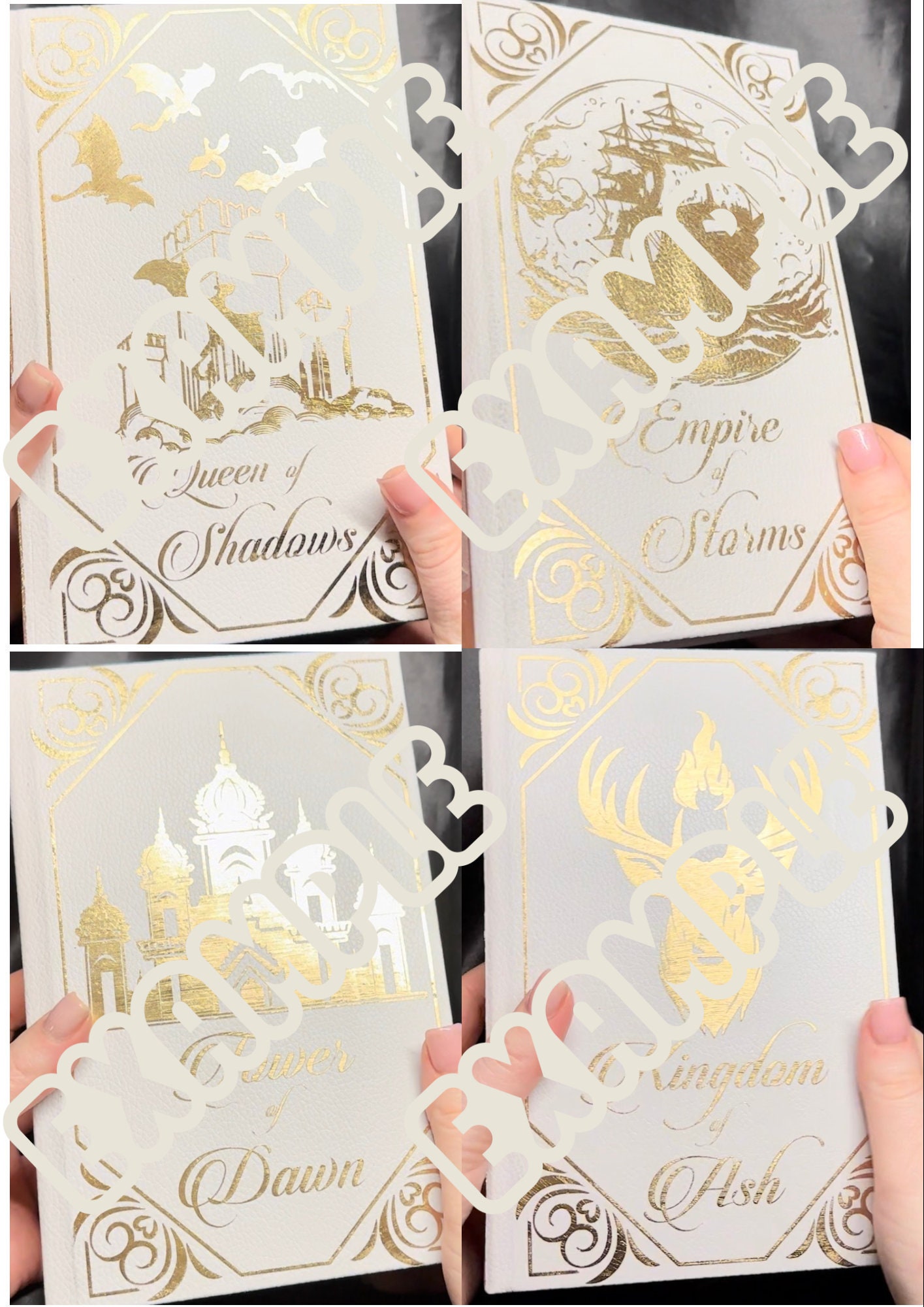 Throne of Glass Book Cover SVG, Custom Bookbinding Design (digital ...