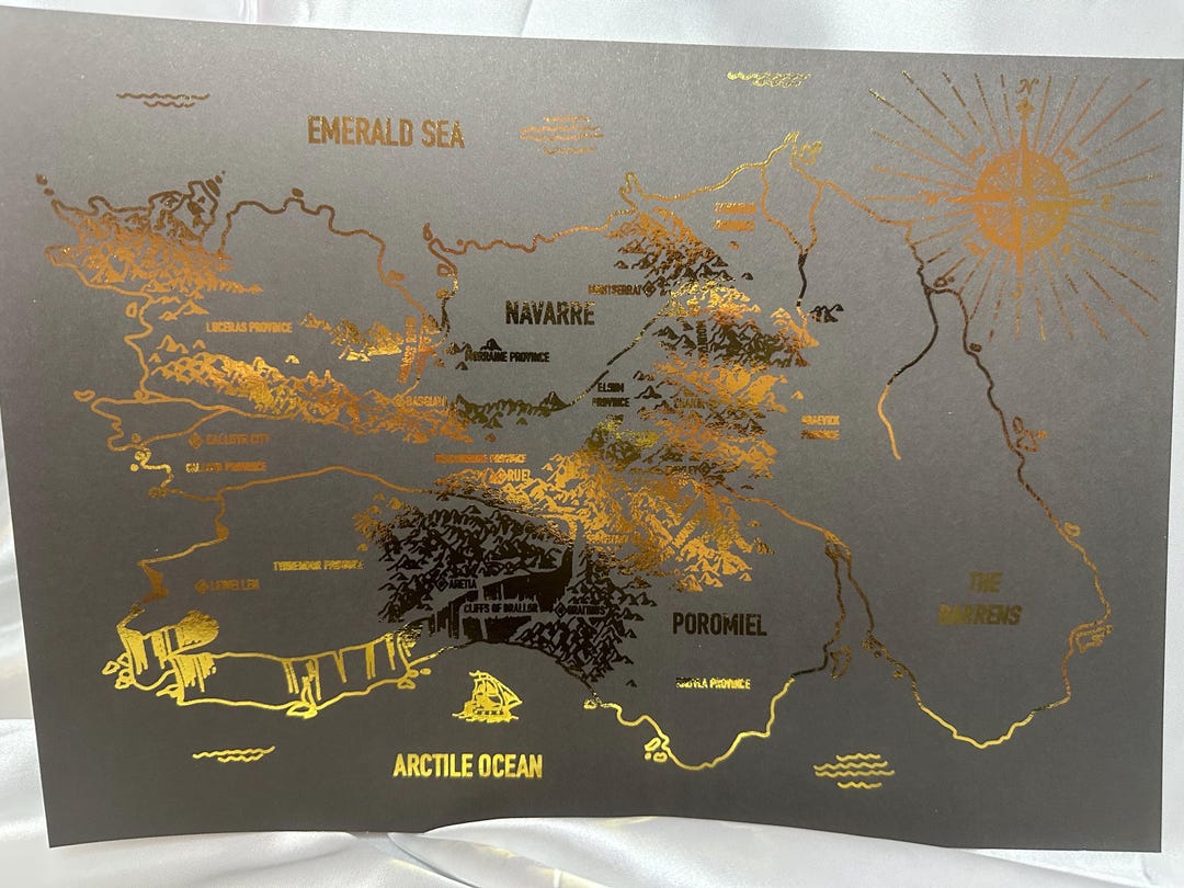 Map of FOURTH WING for Toner Foiling - Etsy