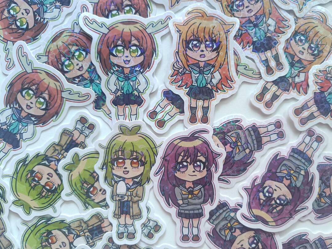 Shikanoko Stickers, Nokotan, Koshitan, Anko and Meme Bashame, Holo ...