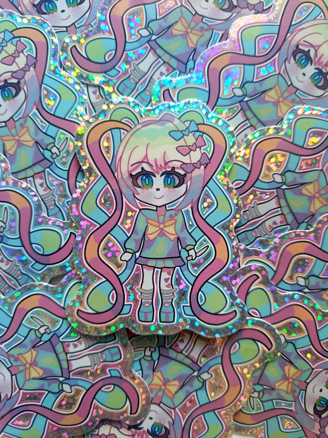 Kangel Glitter Sticker Needy Streamer Overload - Etsy