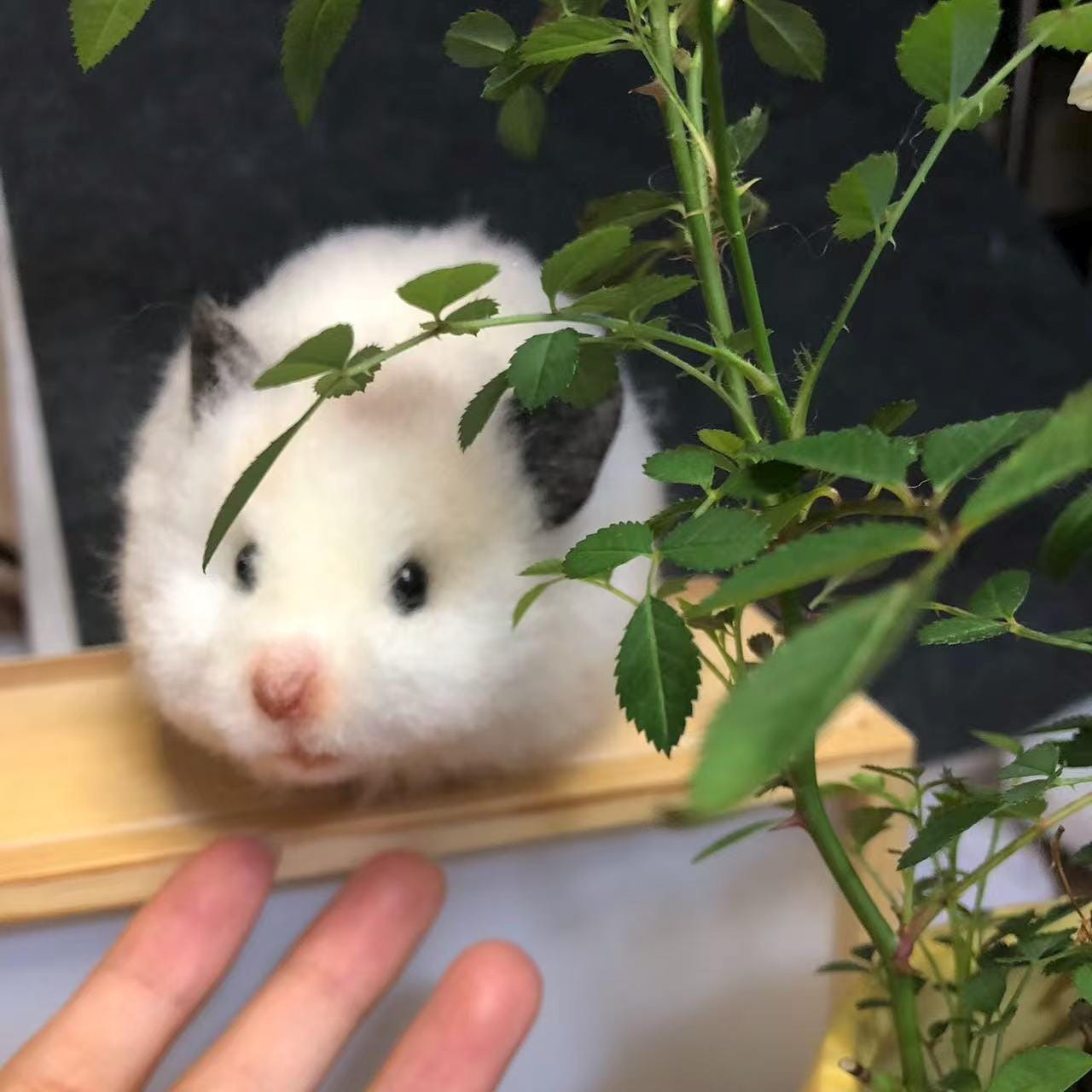 Custom Needle Felted Hamster Sculpture – 3D Wool Felt Hamster Portrait ...