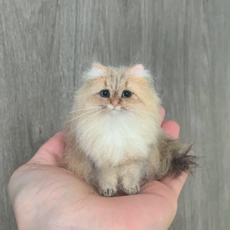 Realistic Stuffed Cat - Etsy