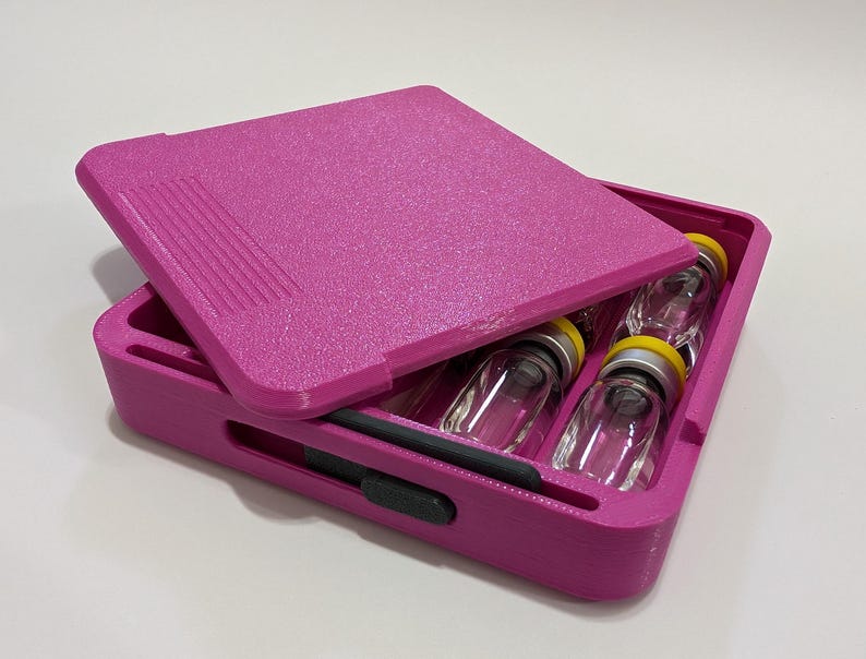 Compact Stackable Peptide Vial Storage Case 10 Count - Etsy