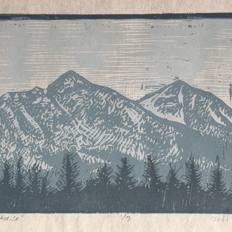 Color Woodcut - Etsy