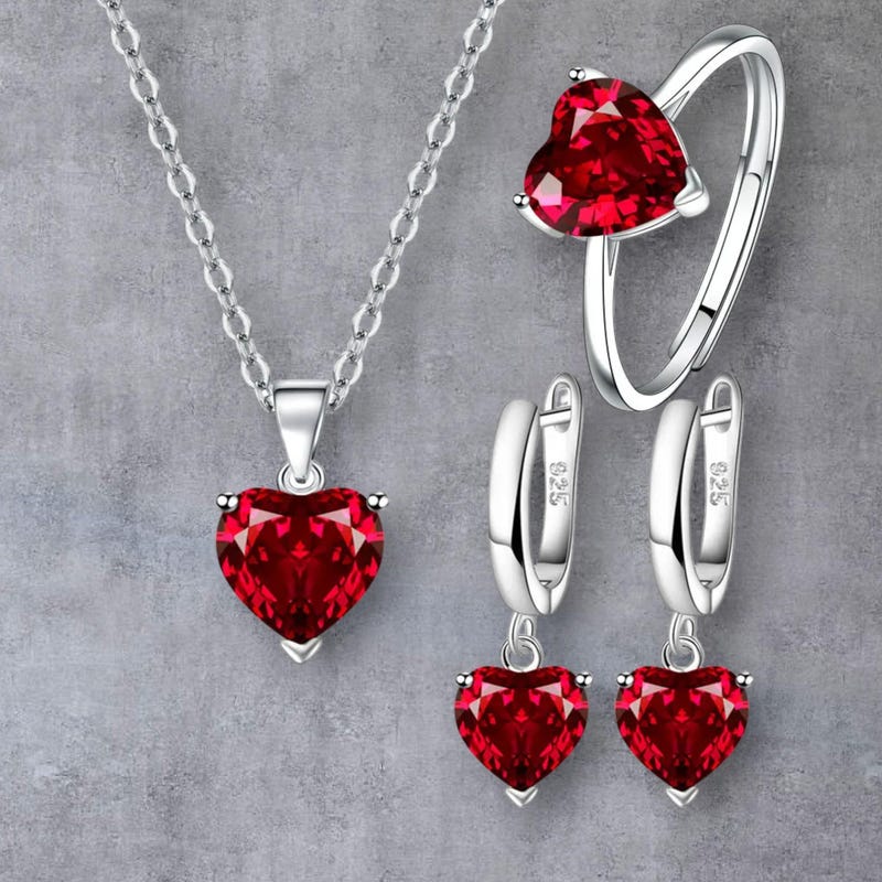 Sterling Silver Jewelry Sets for Women - Etsy