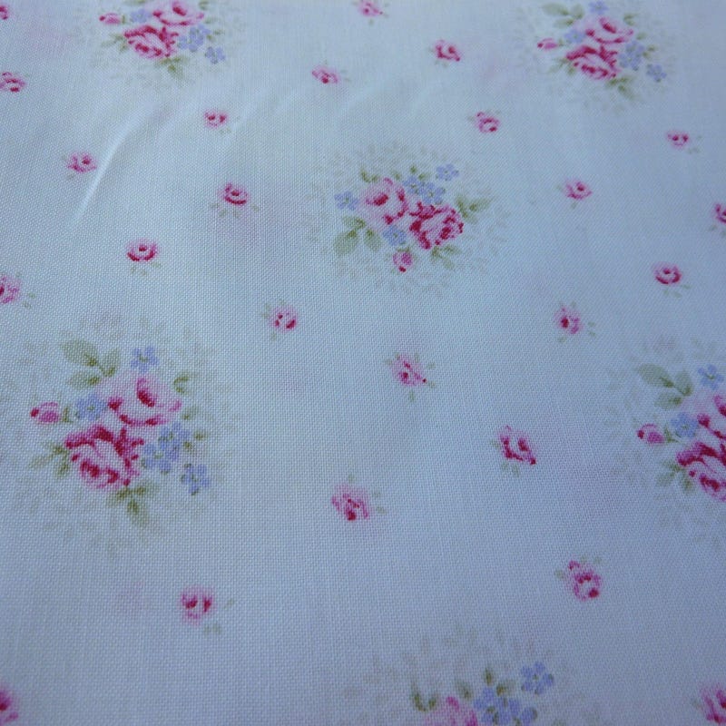 Pink Rose Cottage Pillow - Etsy