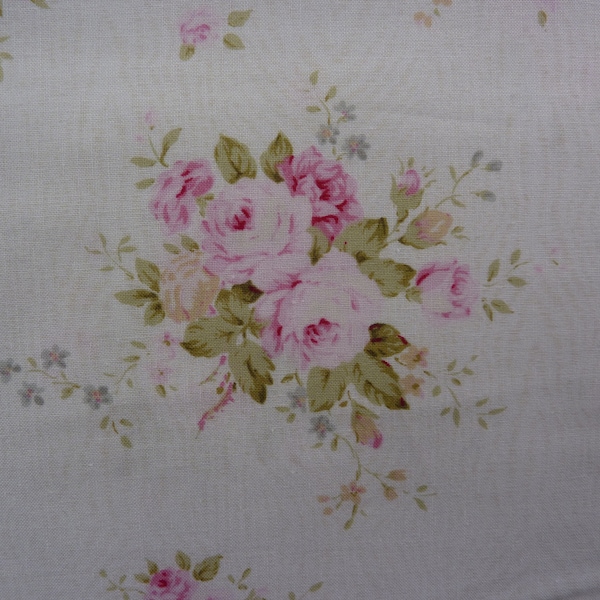 Antique Rose Pattern Fabric - Etsy