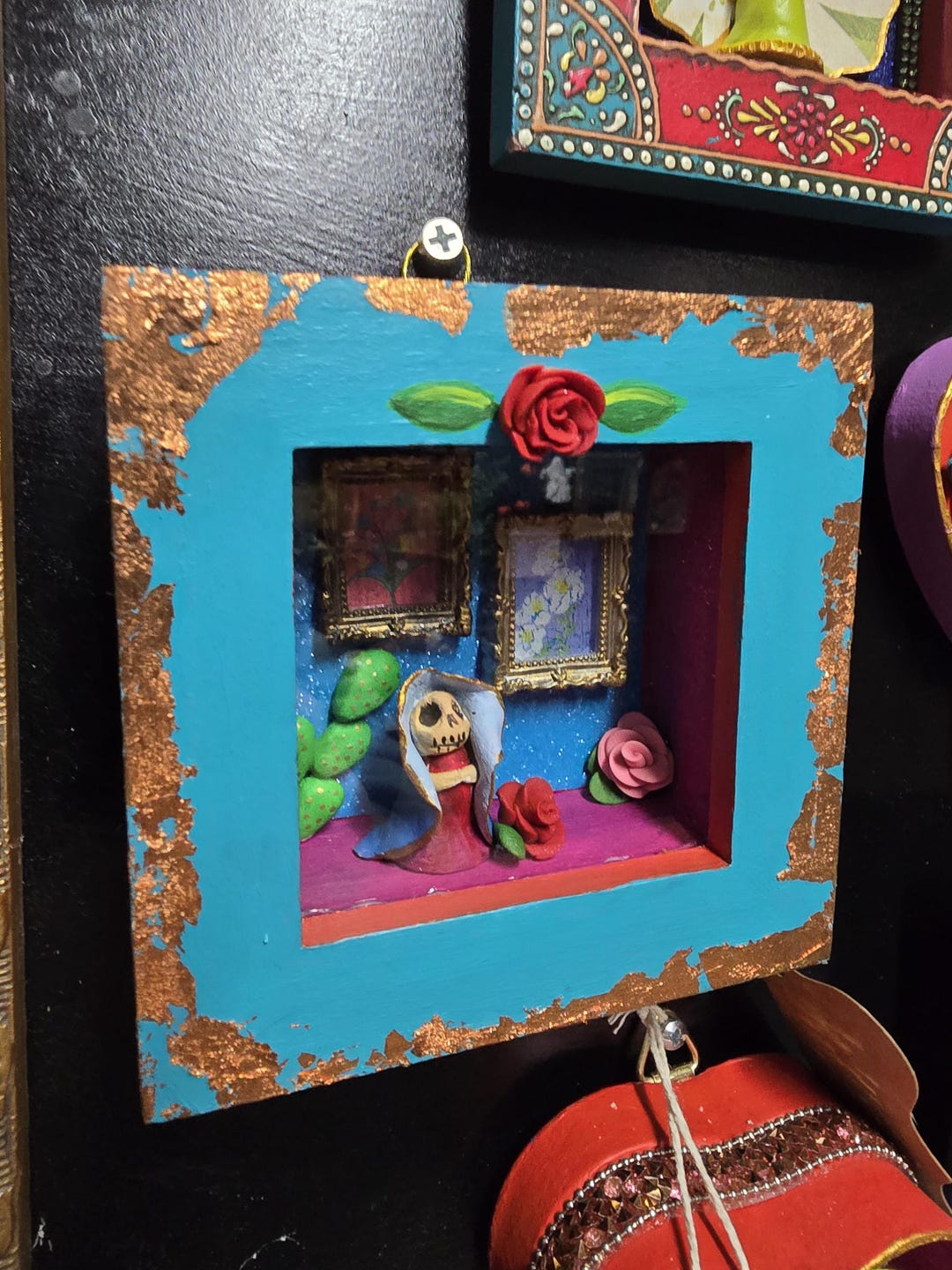 Day or the Dead Mexican Shadow Box - Etsy