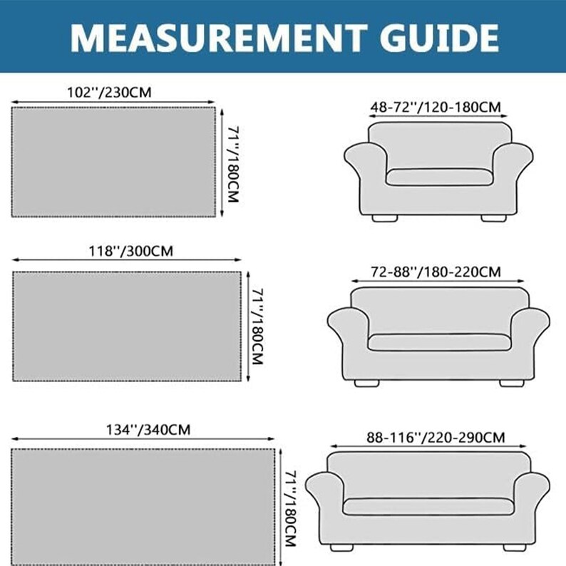 Holafish Chenille Double Sided Sofa Towel, Stretch Couch Protector, Four Seasons Sofa Couch ...