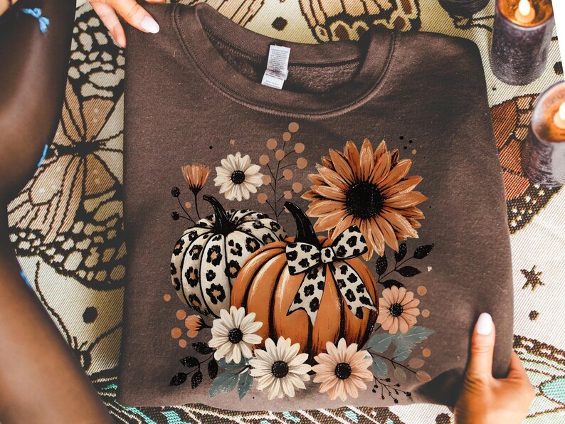 Floral Pumpkin Png, Preppy Pumpkin Png, Coquette Fall Pumpkin Png ...