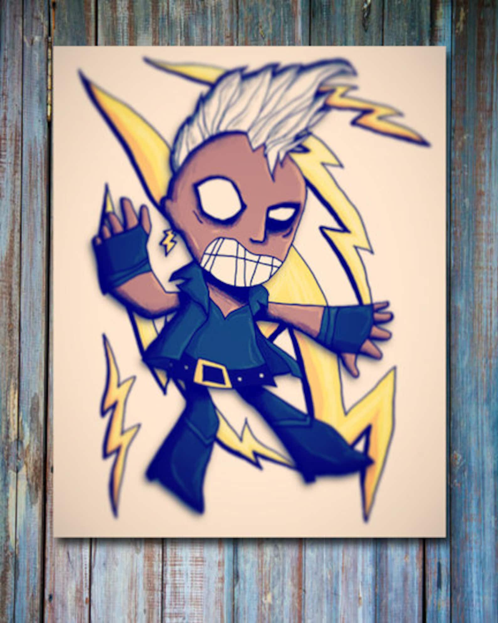 Storm Art Print Xmen Fan Art Superhero Illustration - Etsy