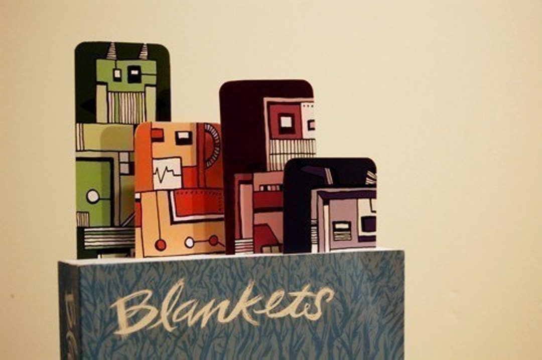 Robookmark Robot Bookmark Set - Etsy