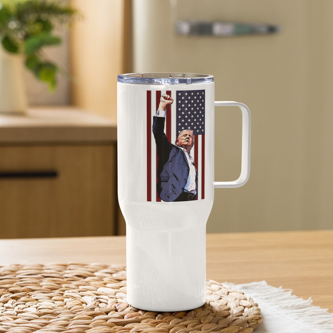 Trump 2024 Fight for Freedom They Missed Bulletproof MAGA travel Mug ...