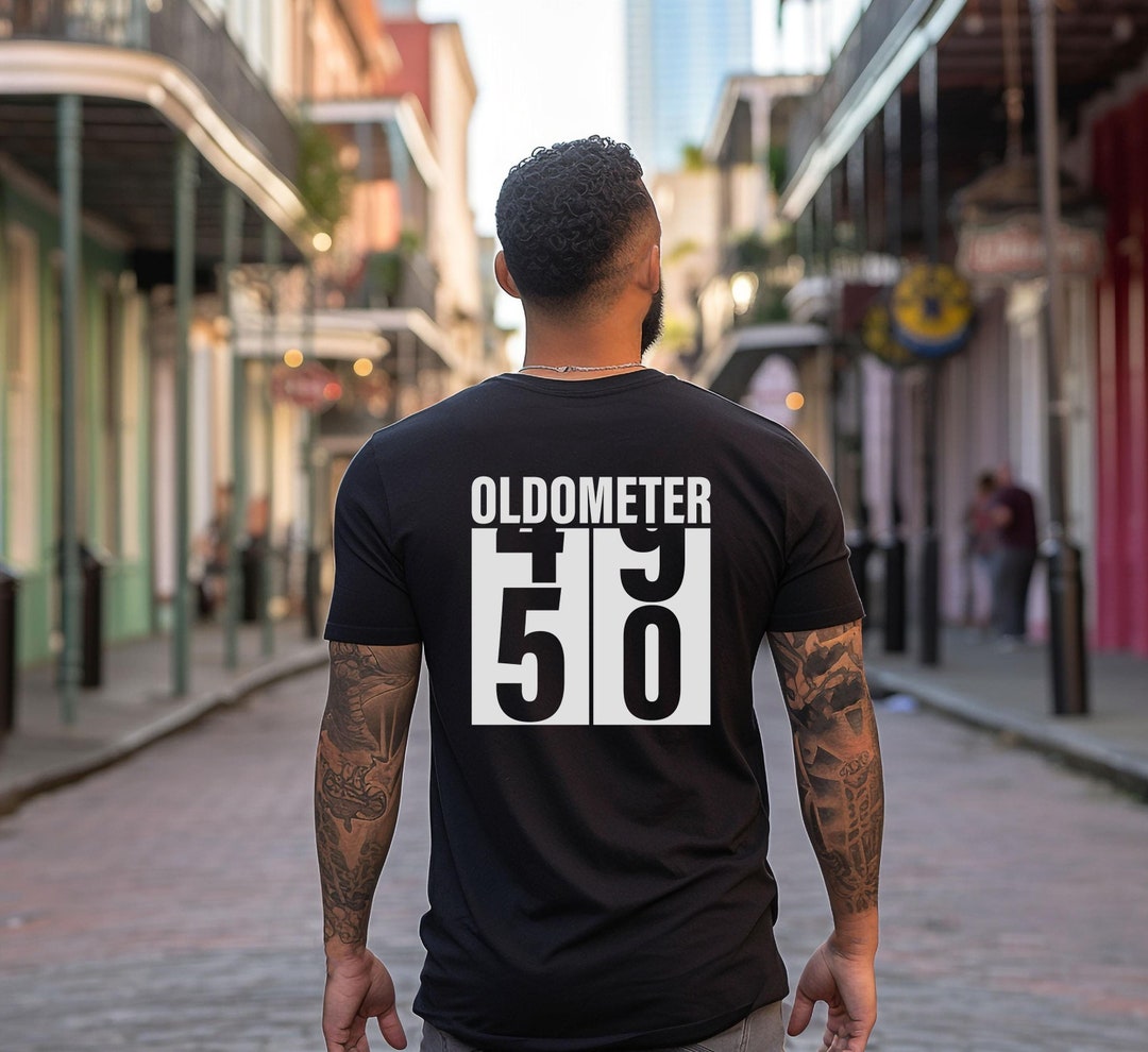 Oldometer 50 Shirt, 50th Birthday Shirt, 50 Birthday for Women, 50th ...