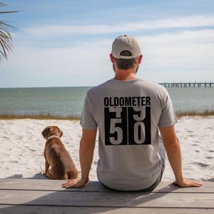 Oldometer 50 Shirt, 50th Birthday Shirt, 50 Birthday for Women, 50th ...