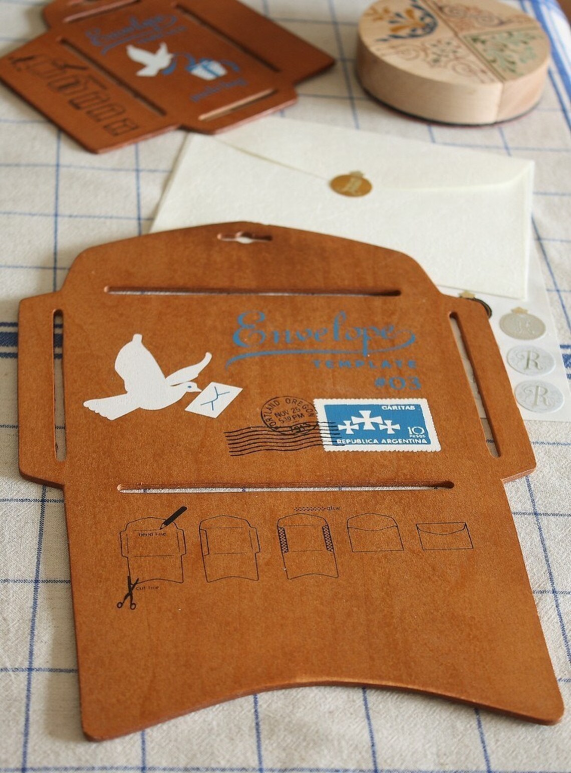 Antique Style Envelope Template L Size | Etsy