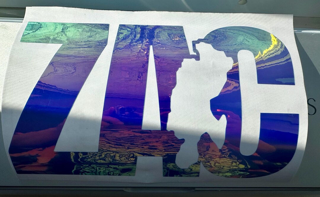 ZAC Zacatecas Mexican State Map Vinyl Decal Sticker 8x5 for Car Truck ...