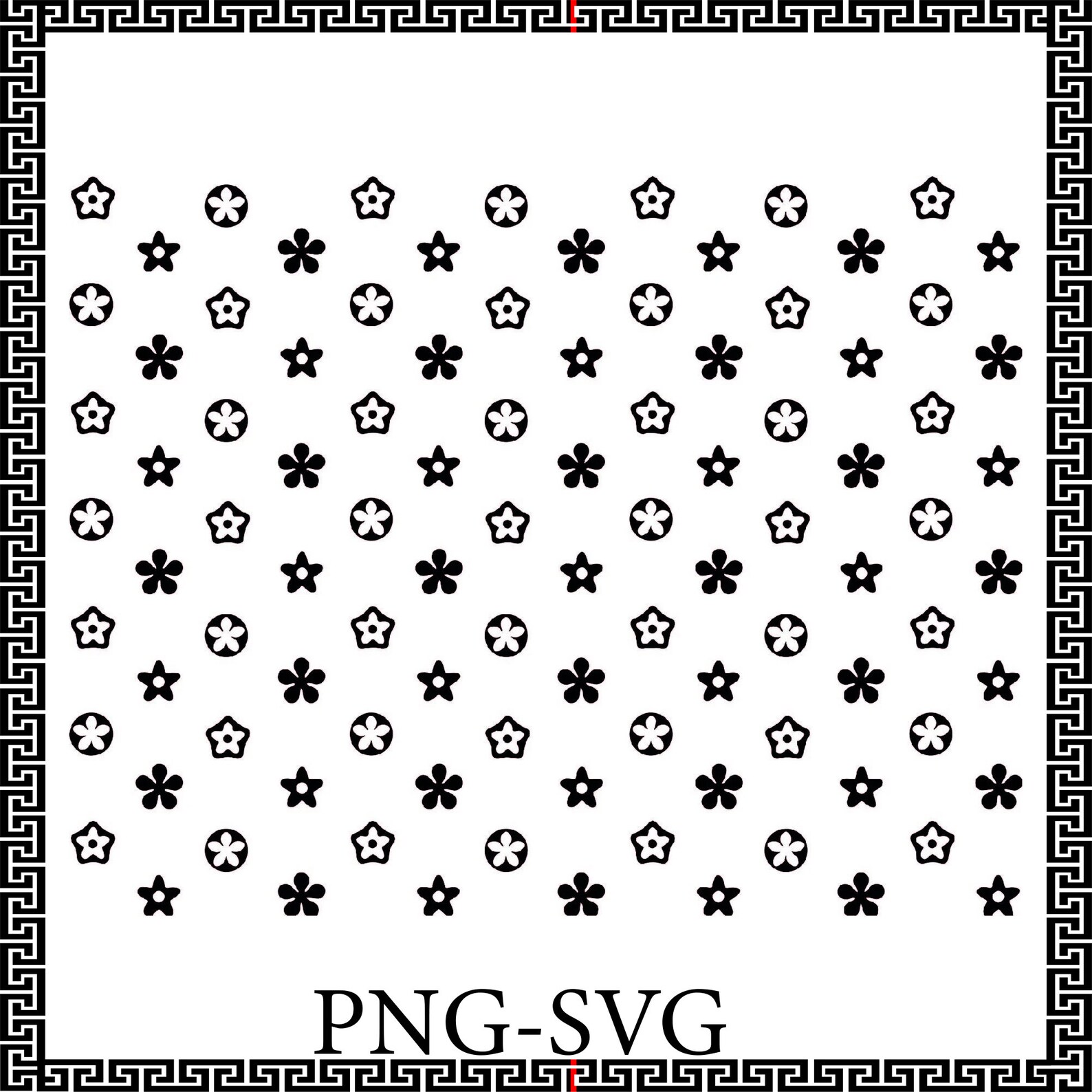 Seamless Pattern Png-svg, Pattern Png-svg Cut File, Seamless Clipart ...