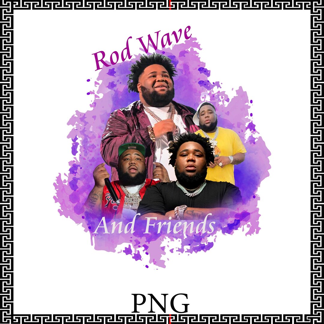 Rod Wave Nostalgia PNG,PNG File, Rapper Rod Wave Tour Design, Rod Wave ...