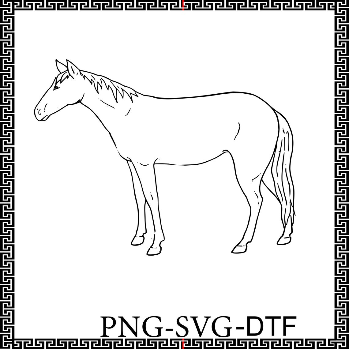 Horse Outline Png-svg, Horse Png-svg, Horse Clipart, Horse Files for ...