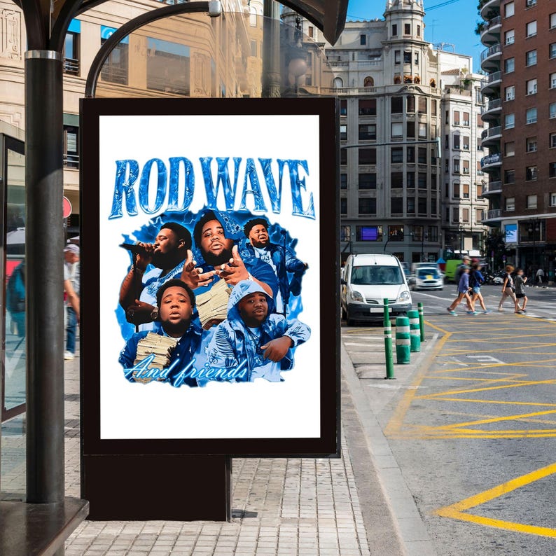 Rod Wave Nostalgia PNG: Rap Artist Sublimation File (digital Download ...