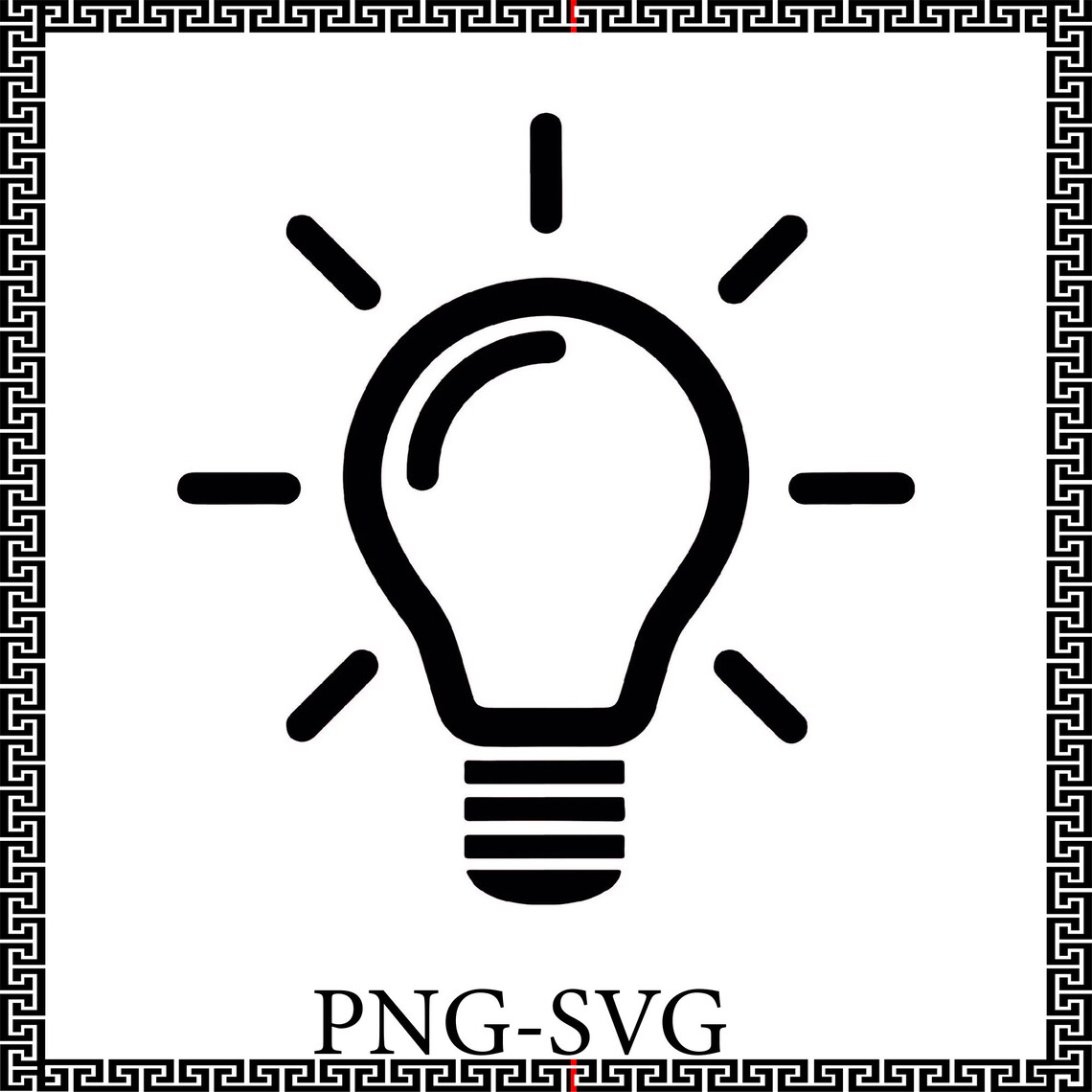 Lightbulb Png-svg, Lightbulb Vector, Bright Idea Png - Svg, Bulb ...