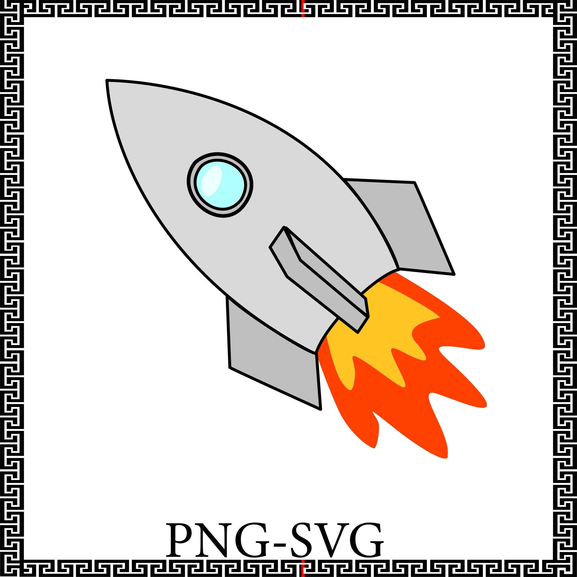 Space Rocket Launch Png-svg, Rocketship Png-svg, Spaceship Png-svg ...