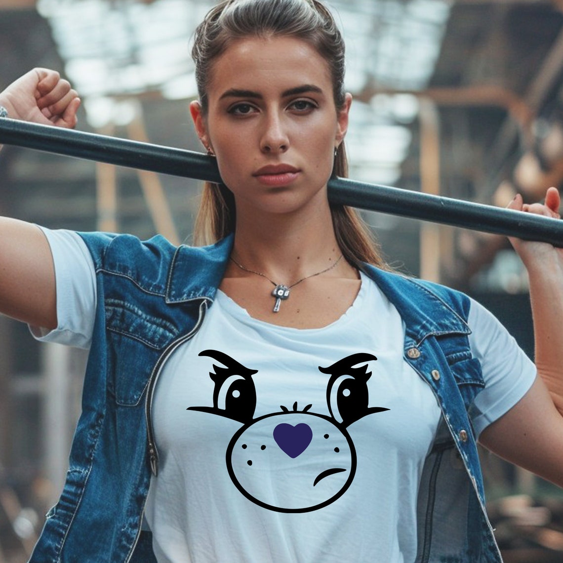 Vintage Grumpy Bear Face Svg-png Clip Art Files, Care Bears Head ...