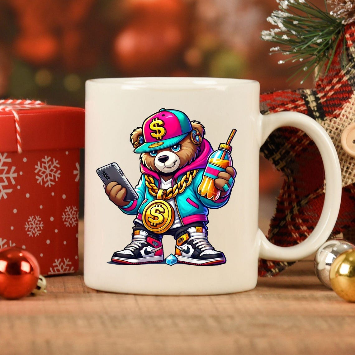 Hip Hop Graffiti Bear Cartoon Svg-png- Digital Download Svg-png ...