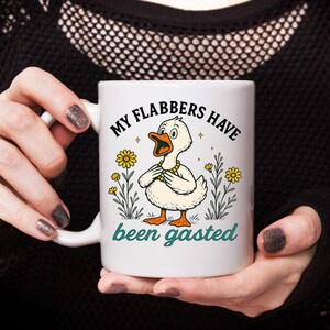 Funny Goose Meme Shirt: "my Flabbers Have Been Gasted" (digital ...