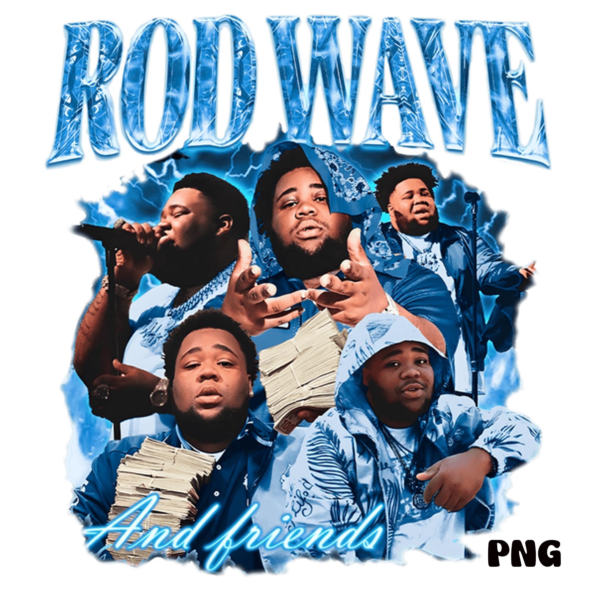 Rod Wave Nostalgia PNG File, Rapper Rod Wave Tour Design, Rod Wave Png ...