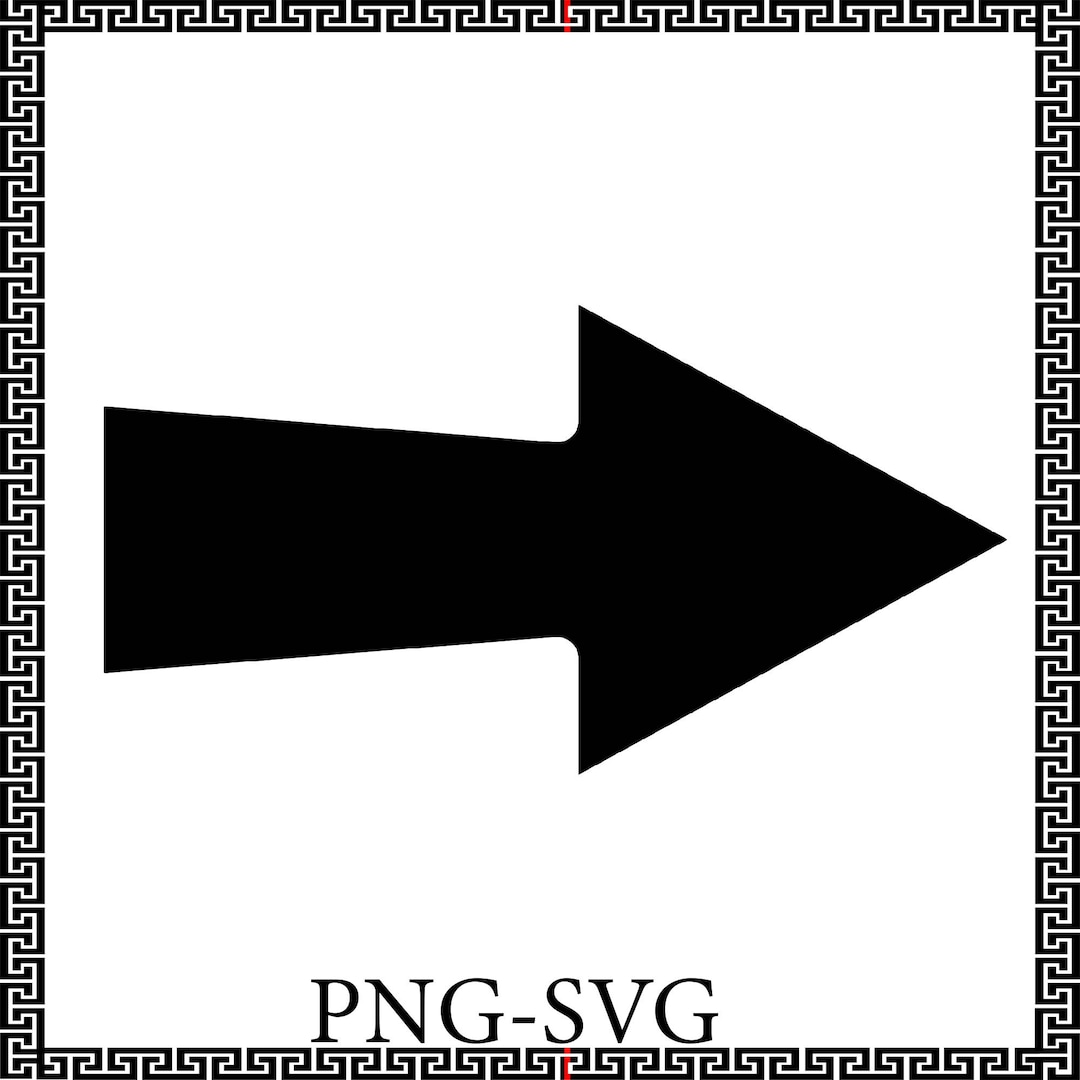 Flèche simple Png-Svg - Flèches droite et gauche Svg - Png - Etsy France