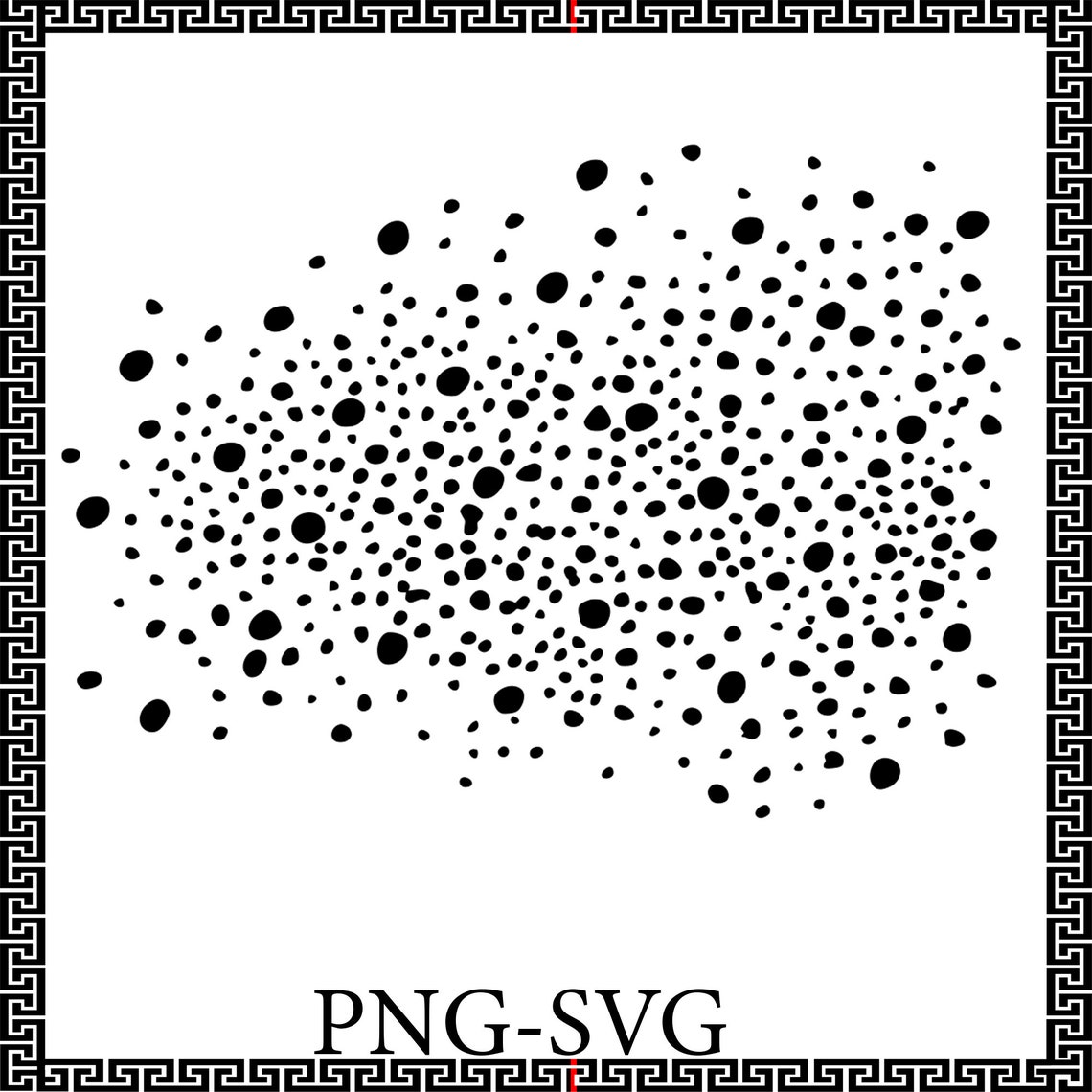 Polka Dot Png-svg, Polka Dot Pattern Svg-png, Circle Pattern Cut File ...