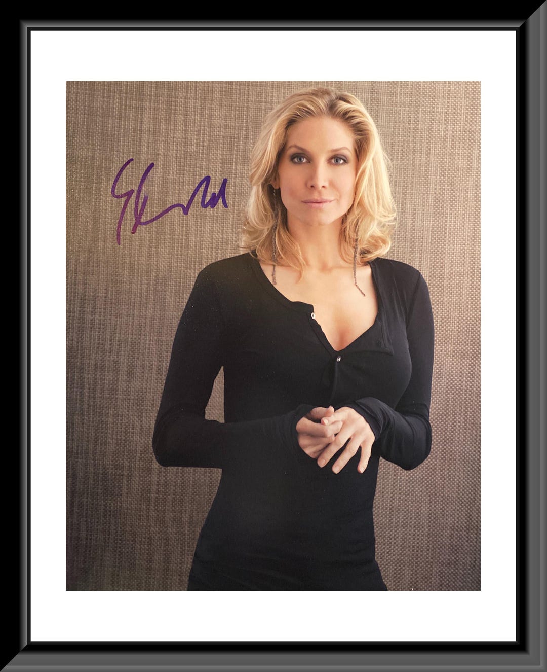 Elizabeth Mitchell Autographed Photo Once Upon A Time Actress - Etsy