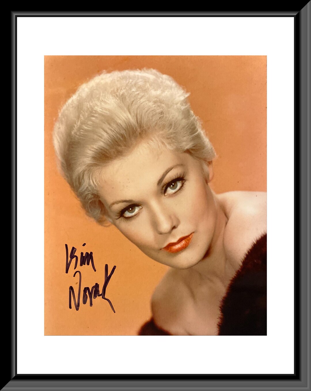 Kim Novak Signed Photo Vintage Hollywood Star Autograph - Etsy