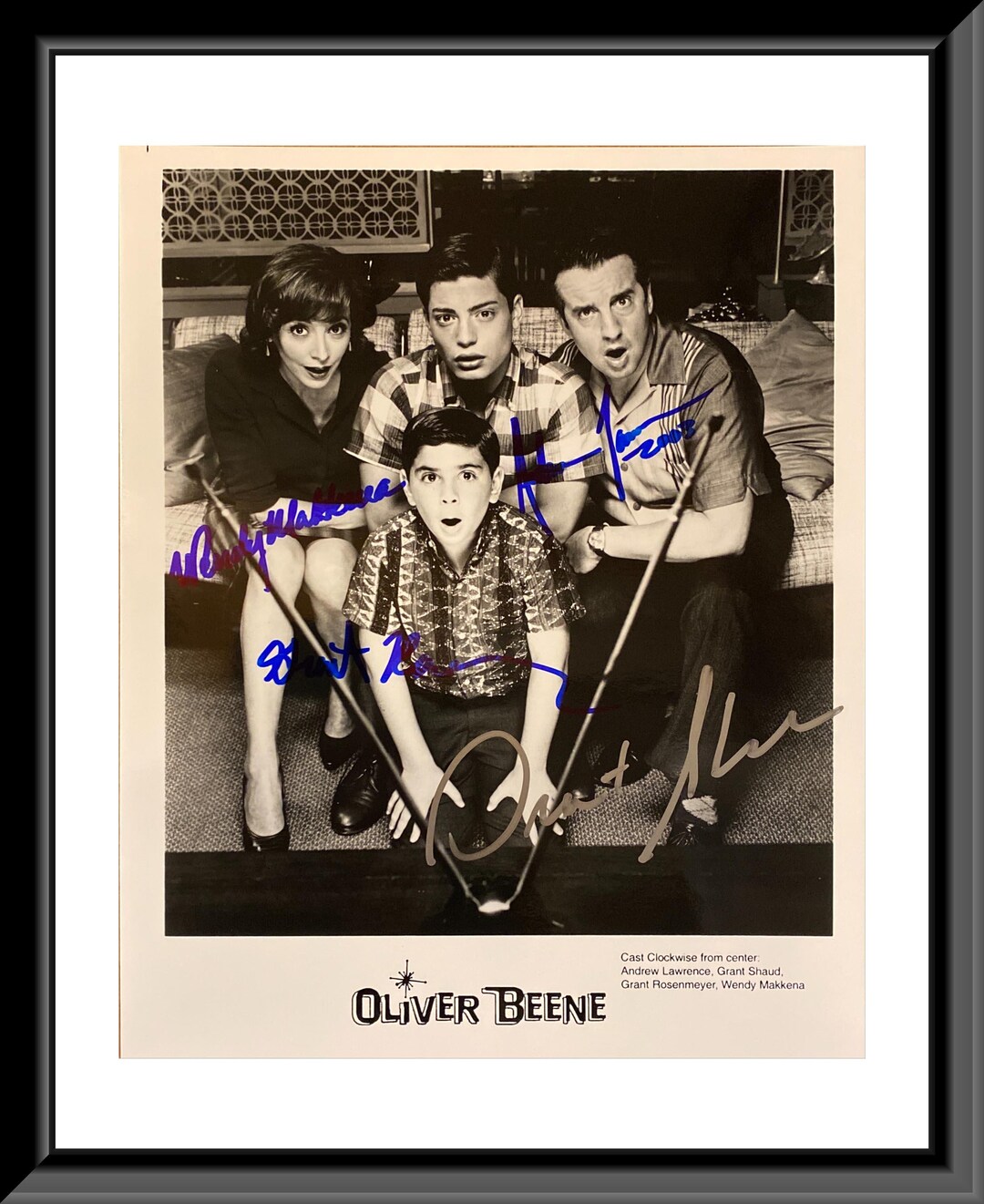 Oliver Beene Cast Autographed Photo TV Show Memorabilia - Etsy