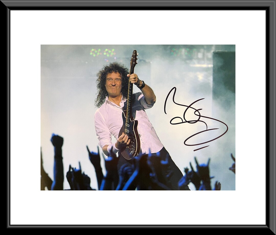 Queen Brian May Autographed Photo Music Memorabilia - Etsy