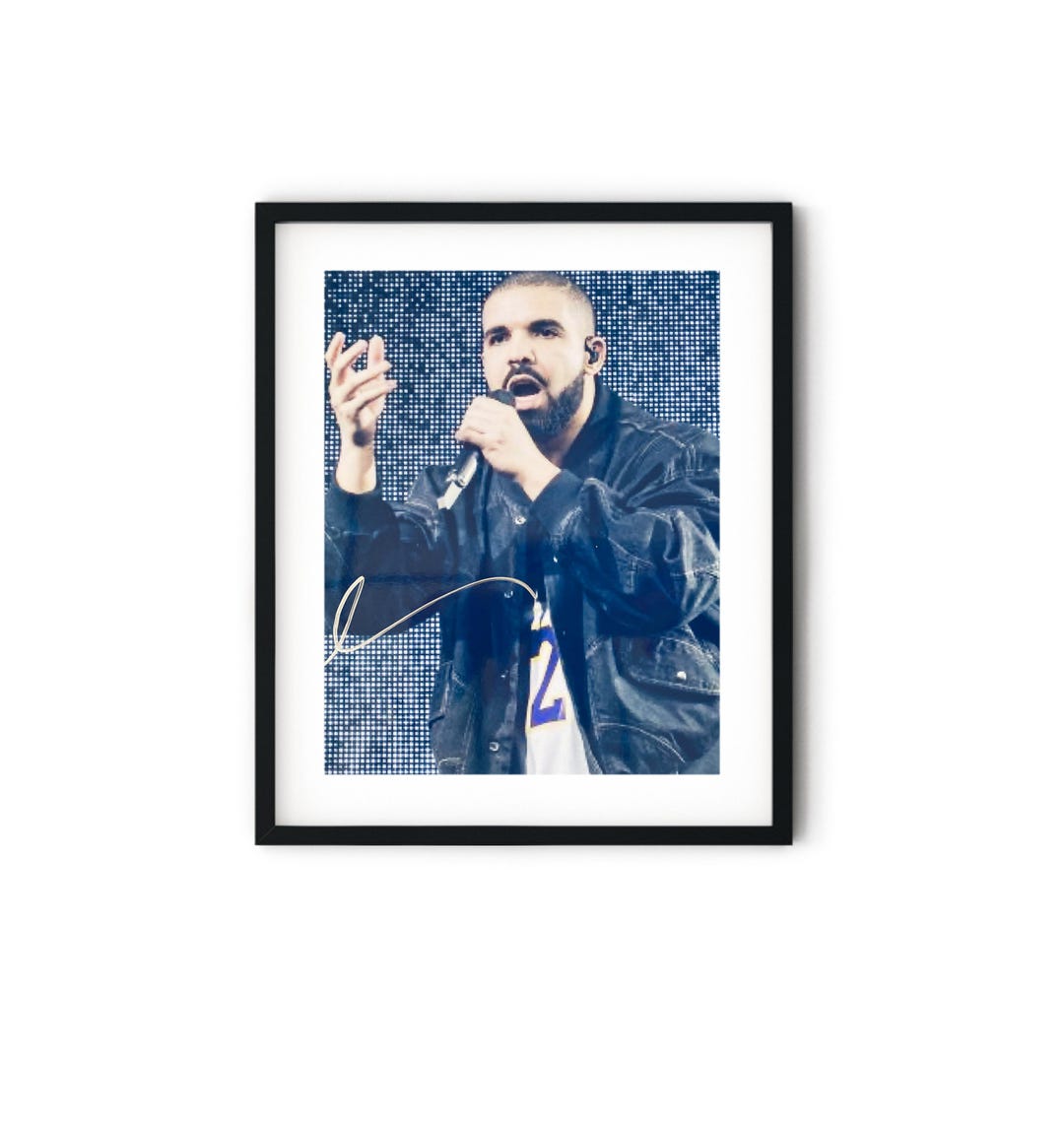 Grammy-winning Rapper Drake Signed Photo Limited Edition Print - Etsy