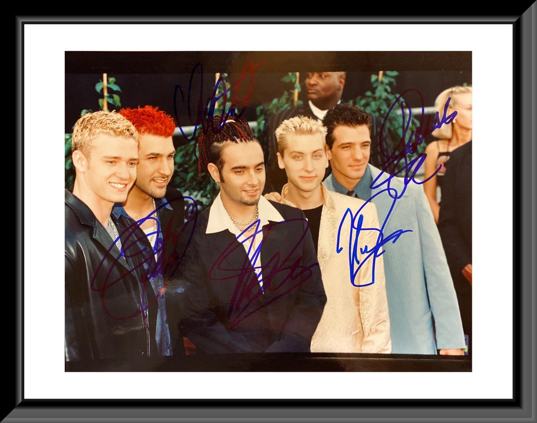 Boy Band NSYNC Band Signed Photo Music Collectible - Etsy