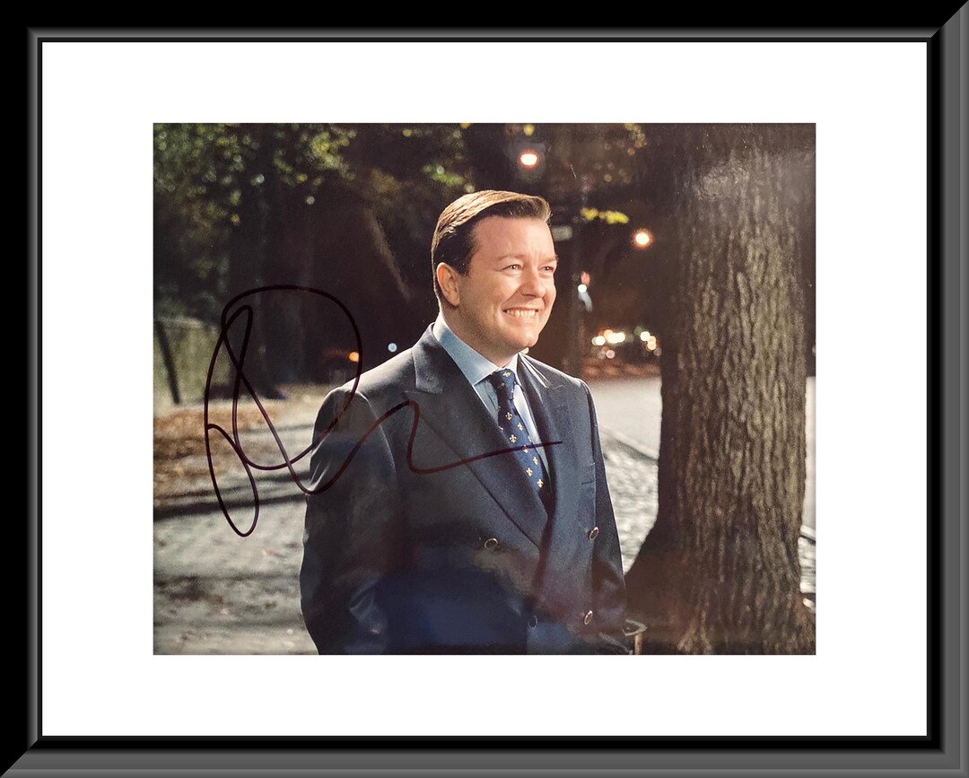 Comedian Ricky Gervais Signed Photo - Etsy
